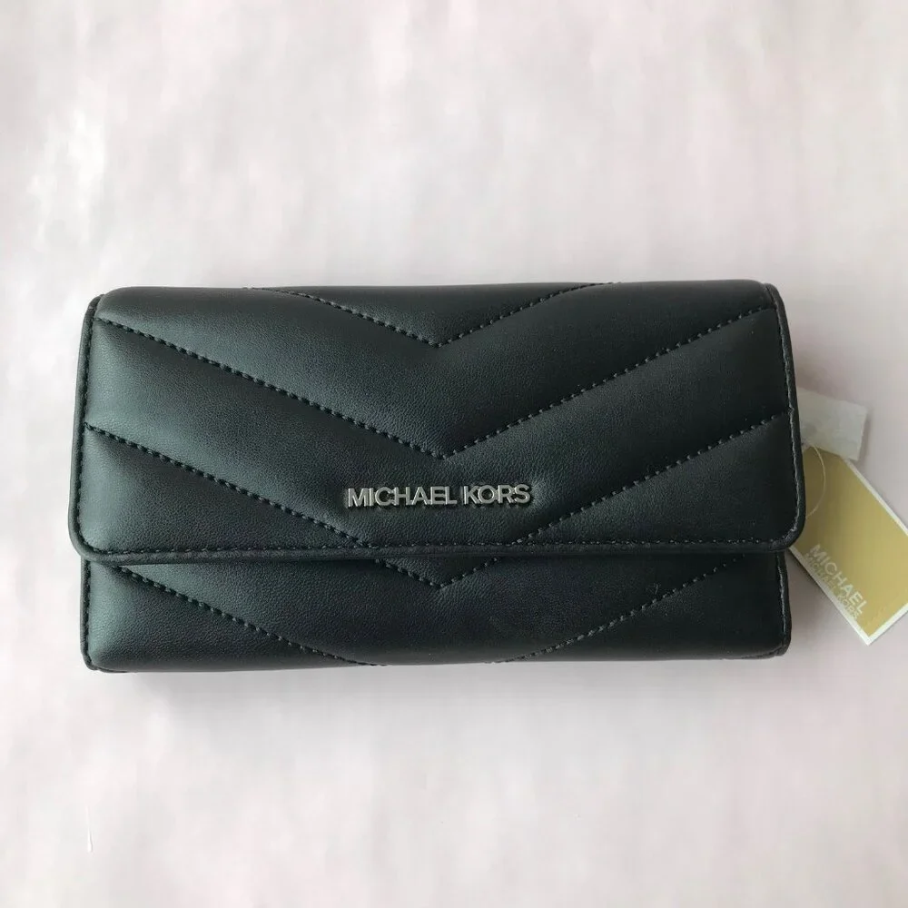 Michael Kors | Bags | Michael Kors Jet Set Travel Lg Trifold Womens ...